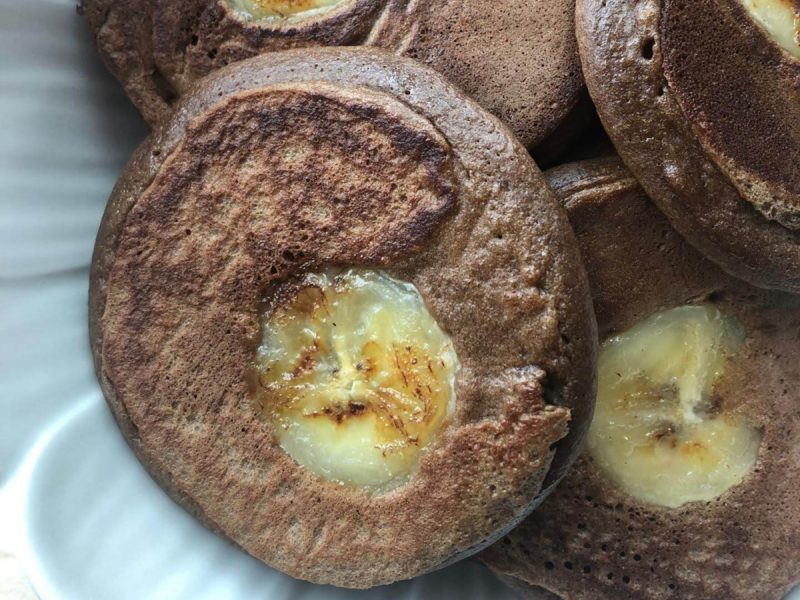 Panquecas Manhãzitos - a nossa receita saudável - A Pitada do Pai