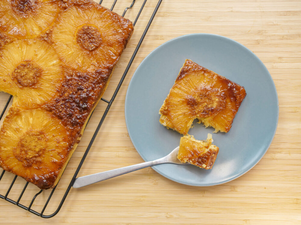 Bolo de ananás invertido - A Pitada do Pai