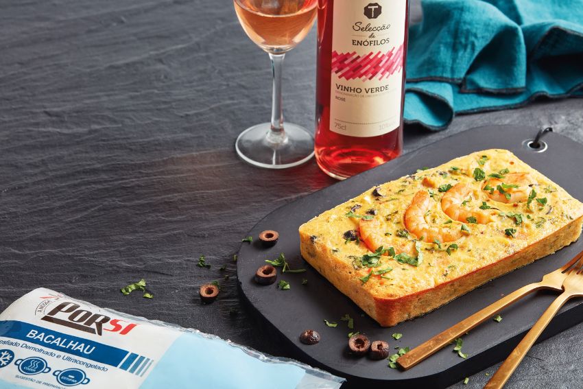 Torta de paloco e camarão - A Pitada do Pai