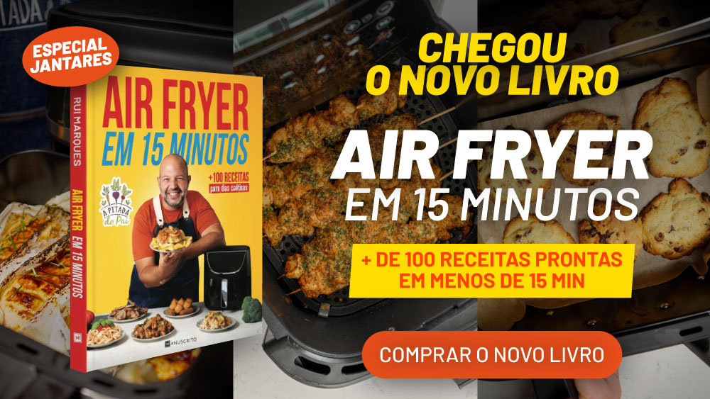Como cozinhar arroz na air fryer - A Pitada do Pai